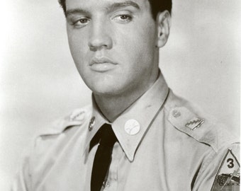 Elvis in the Army Hollywood Poster Art Photo 11x14 | Etsy