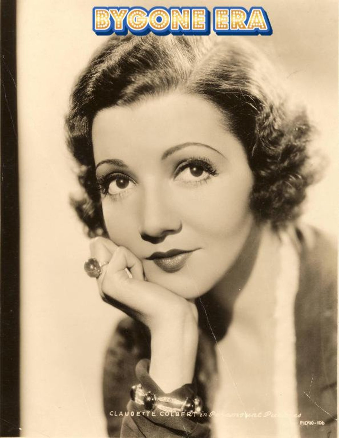 Claudette Colbert Beautiful Face Hollywood Poster Art Photo Artwork ...