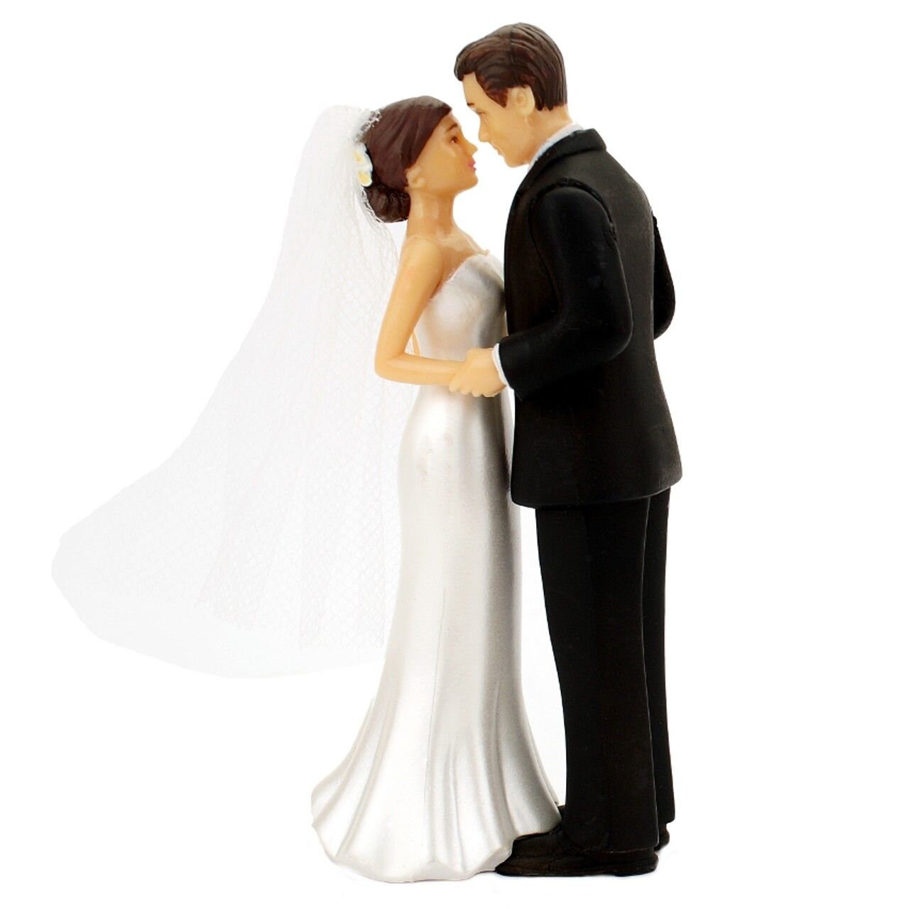 WEDDING CAKE TOPPER Bride and Groom Veil Keepsake Decorations - Etsy ...