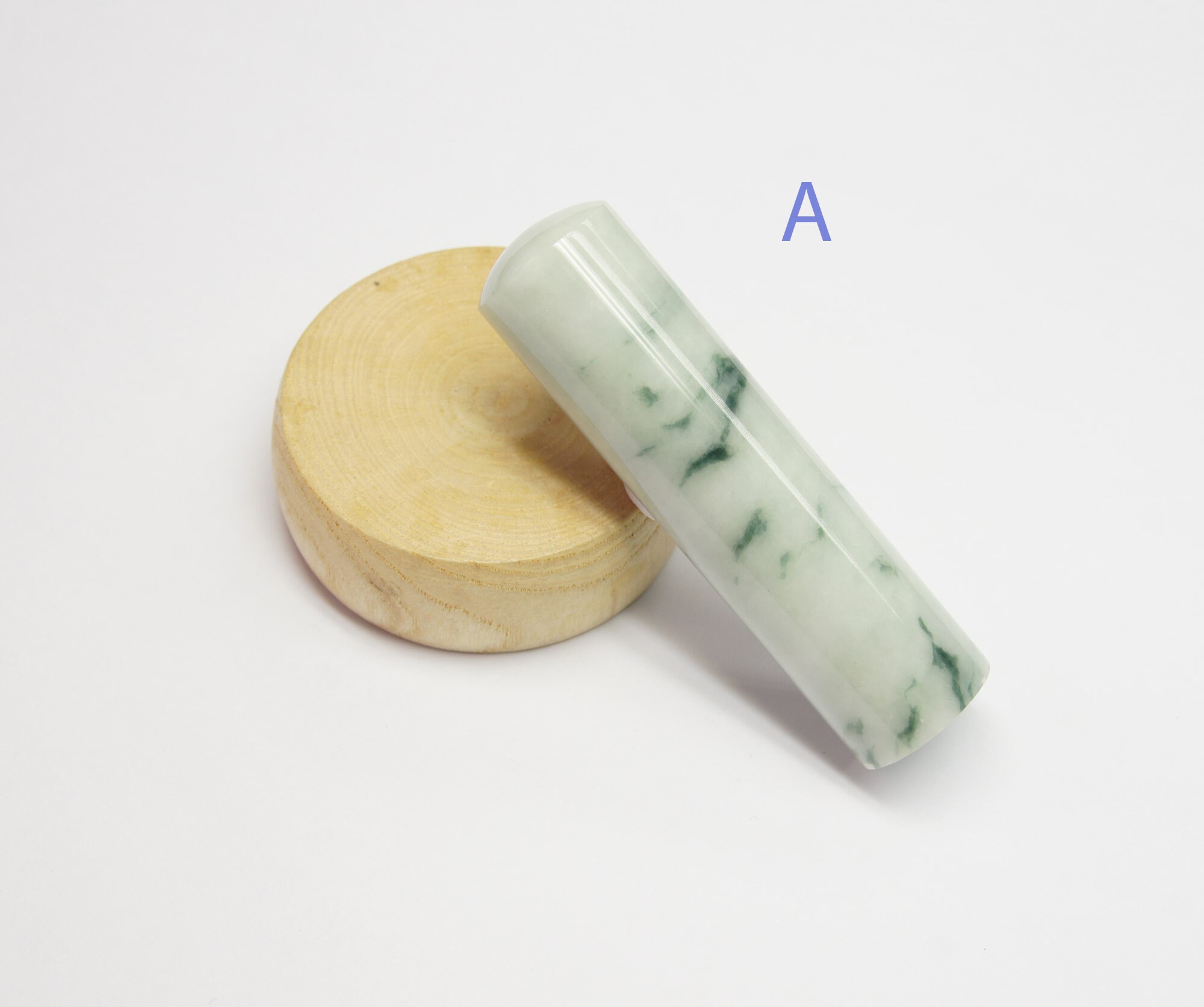 Hand Carved Natural Jadeite Seal / Stamp / Inkan / Hanko Chop | Etsy