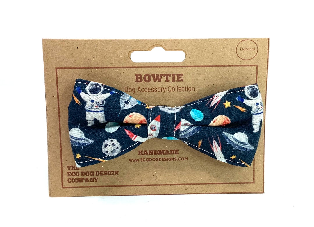 Space, Astronauts, Planets and Rockets Dog Bow Tie, Dog Dicky Bow - Etsy