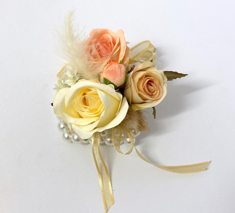Silk Flower Corsage for Weddings, School Balls and Other Events. - Etsy ...