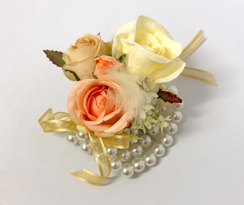Silk Flower Corsage for Weddings, School Balls and Other Events. - Etsy ...