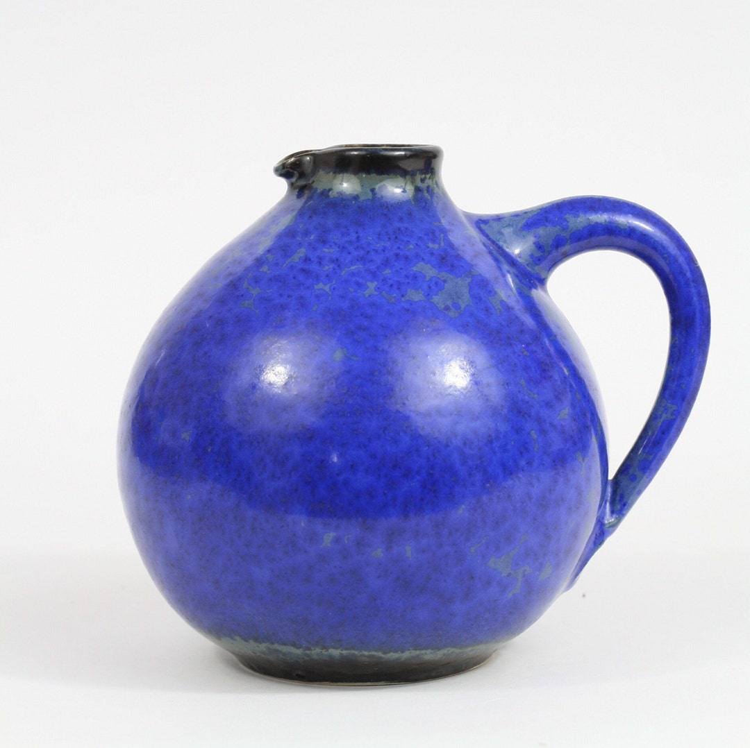 Blue Jug by Peter Delius, Studio Keramik - Etsy