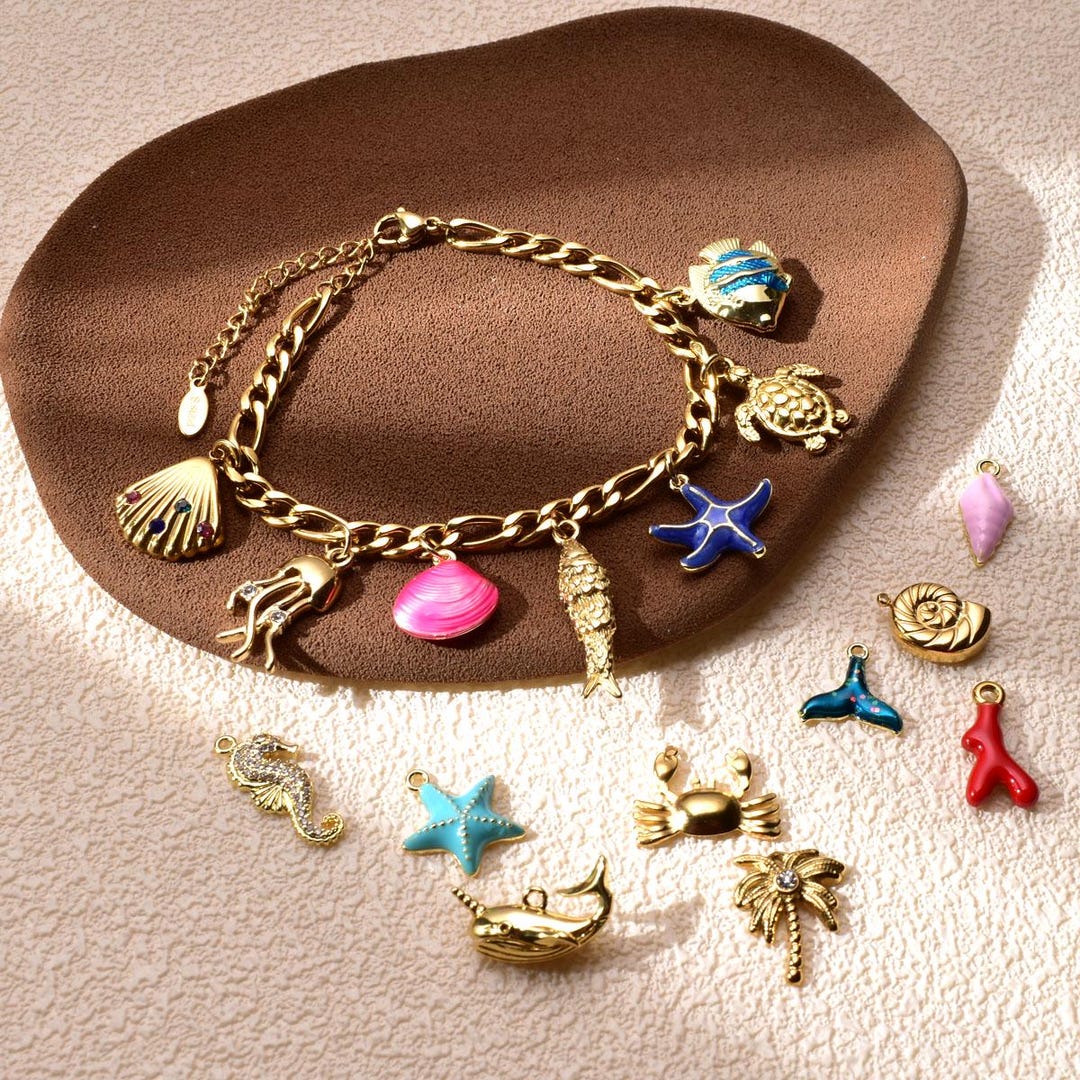 Custom Gold Charm Bracelet - Build Your Own Vintage Jewelry ...