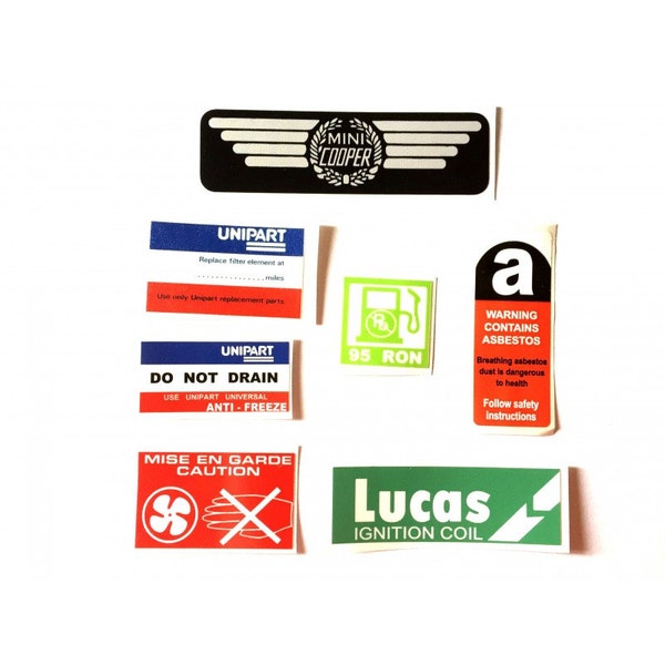 Engine Bay Stickers - Etsy