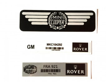 Mini Cooper Window Sticker - Etsy