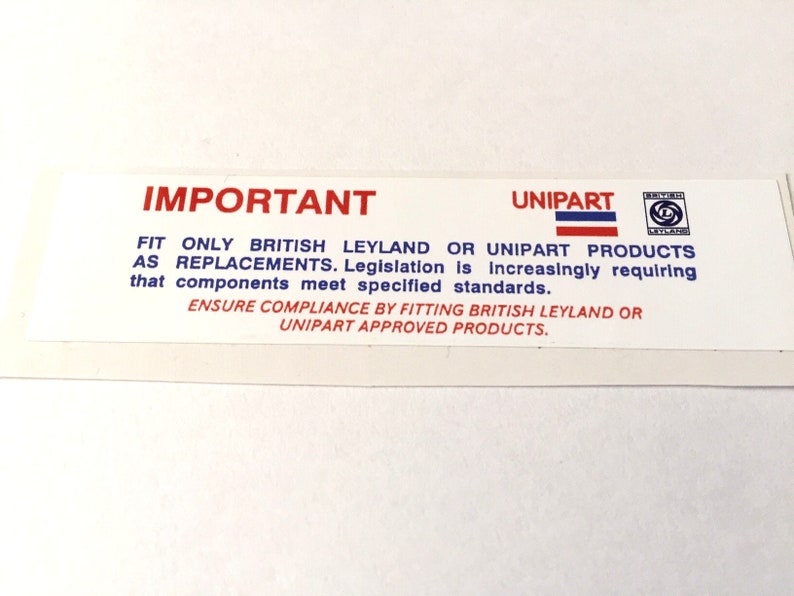 Austin Rover Mini Piccadilly Full Sticker Bundle - Etsy