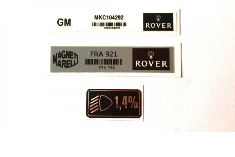 Rover Mini Knightsbridge SE Full Engine Bay Sticker Bundle | Etsy