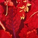 Kaffe Fassett Studios - Martha Negley - Veggie Leaves - Red - RARE ...