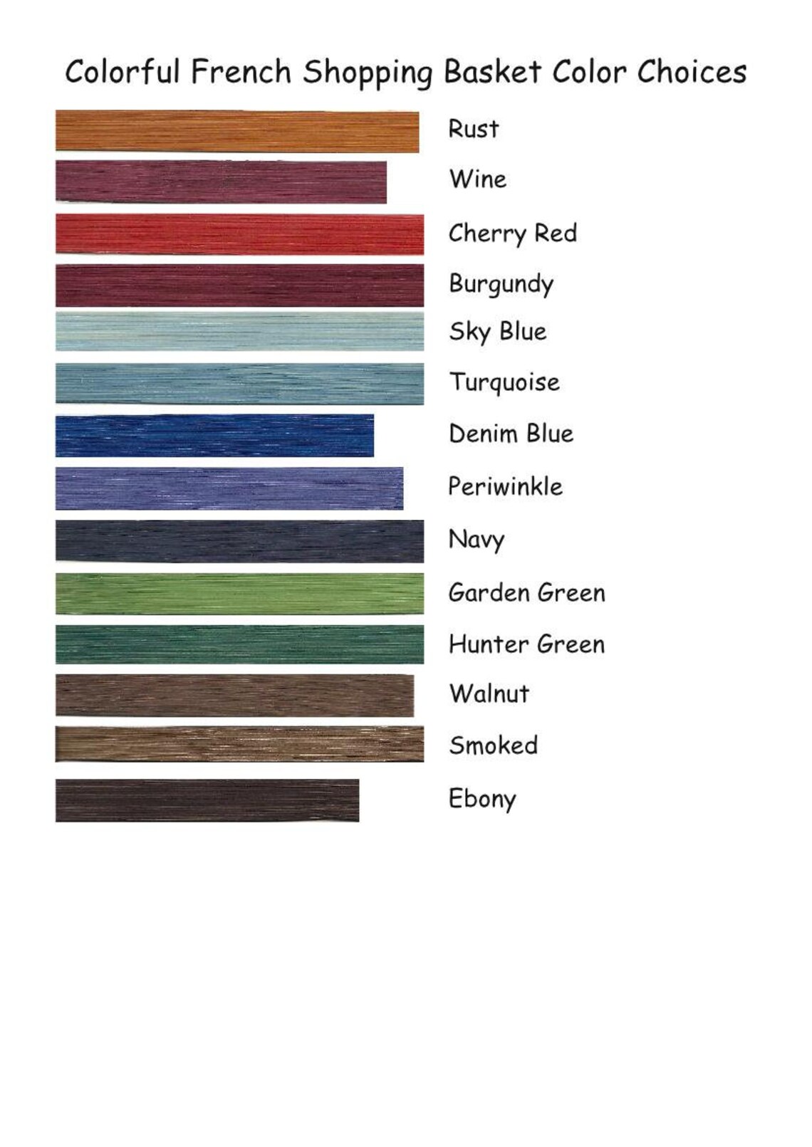 Basket Weaving Kit: Colorful French Shopping Basket - Etsy