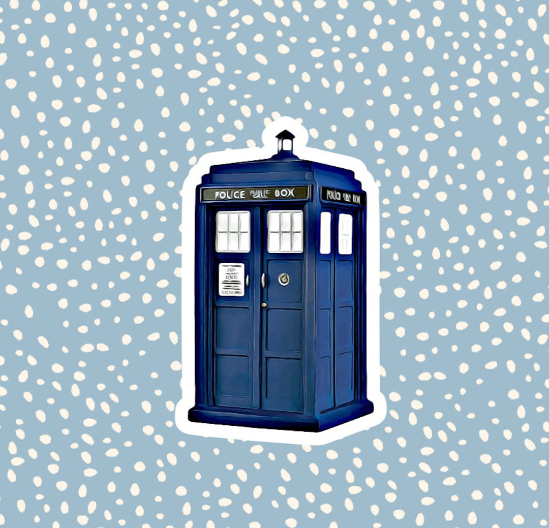 Tardis Sticker Doctor Who Sticker - Etsy