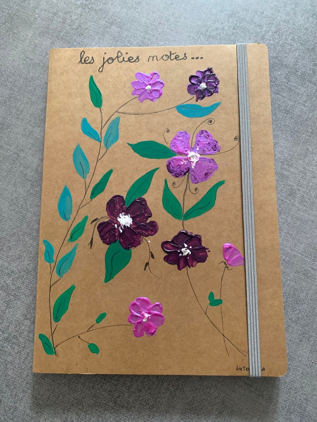 Illustrated Notebook/ Hand-painted Personalized Notebook/ Gift - Etsy