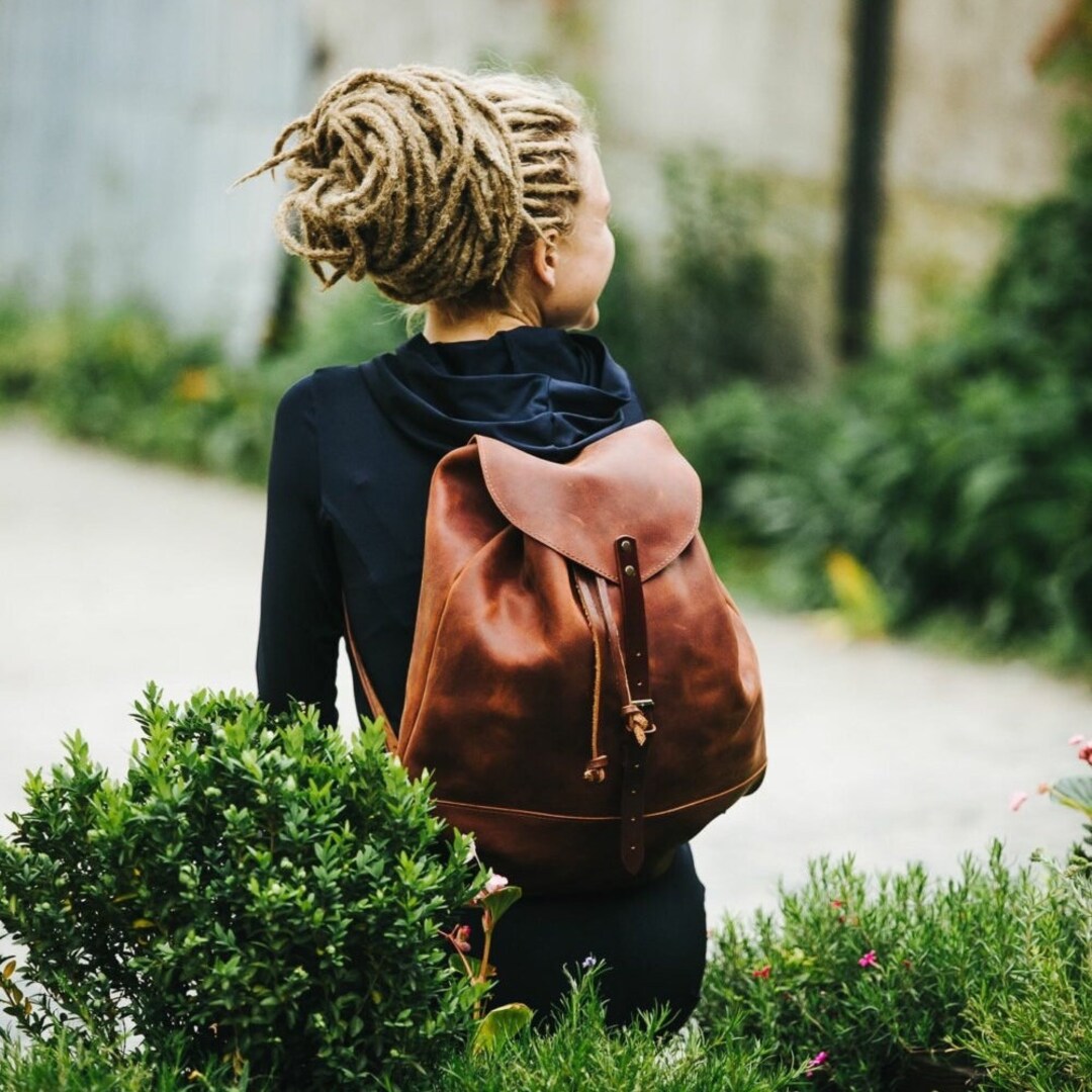 Summer Backpack School Backpack for Teens Leather Backpack Custom ...