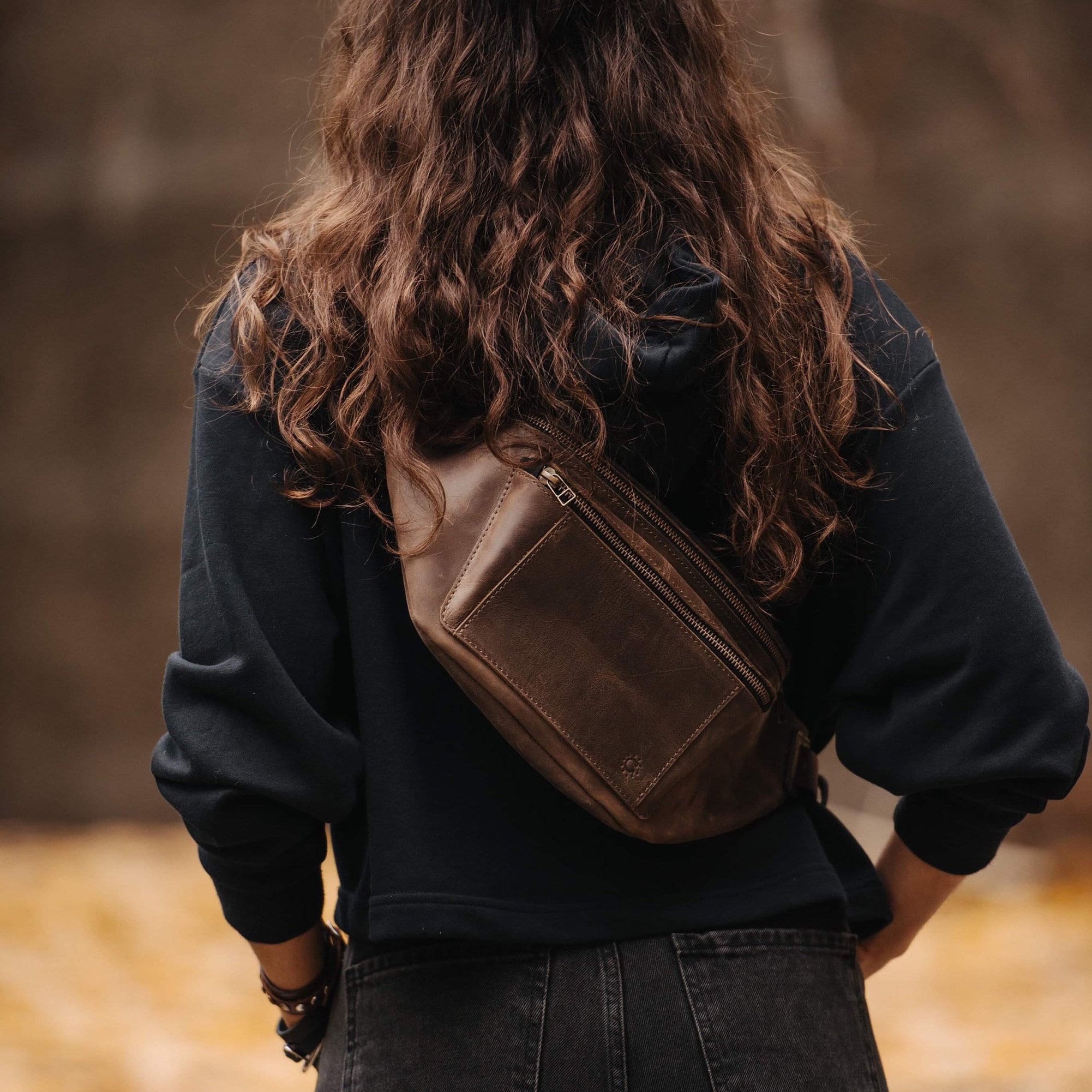 Leather Fanny Pack Camera Bag Hip Bag for Women Leather Waist Bag Small ...