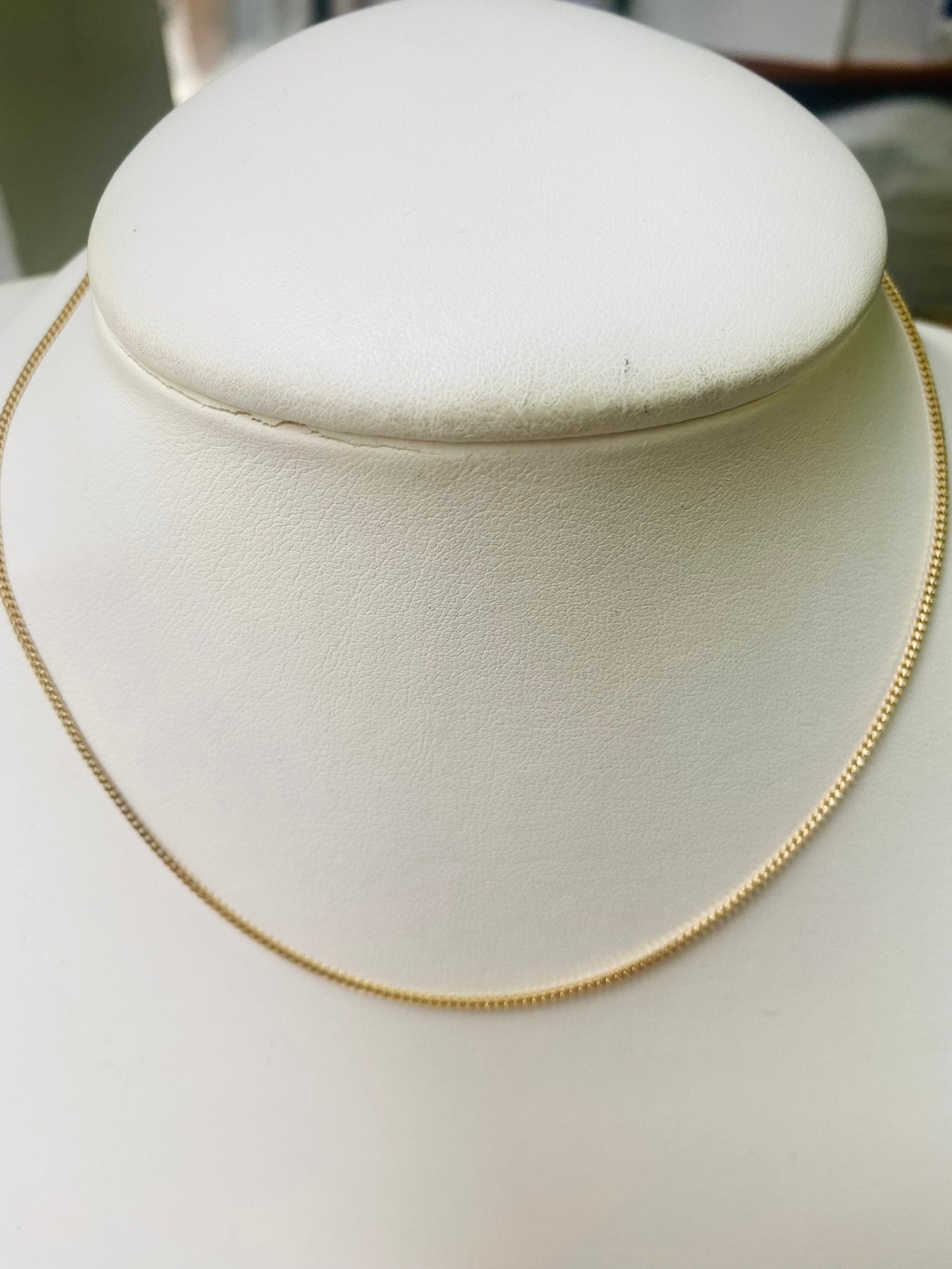14K Solid Gold Snake Chain Necklace 1.3 Mm Thin Delicate - Etsy