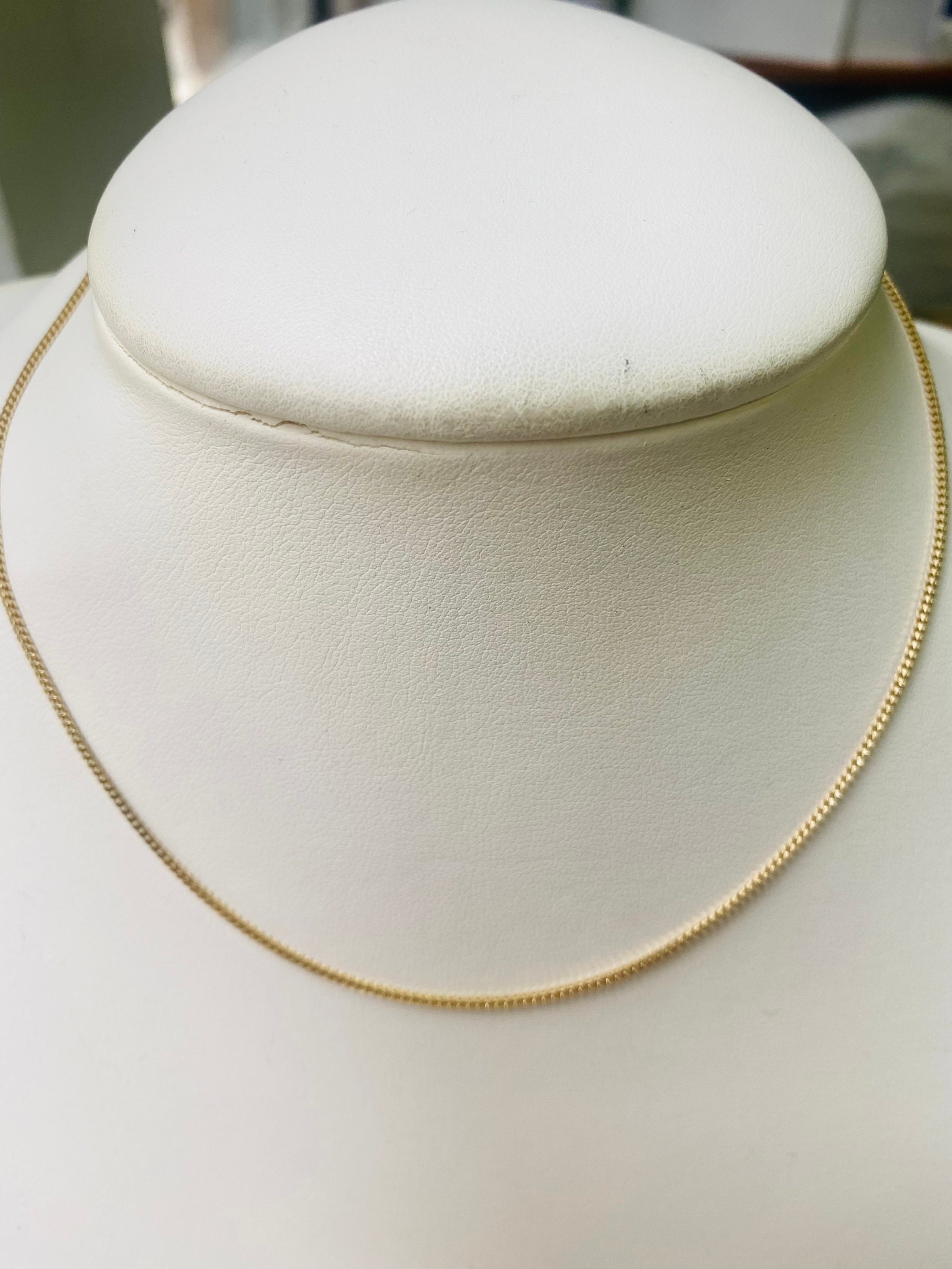 14K Solid Gold Snake Chain Necklace 1.3 Mm Thin Delicate - Etsy