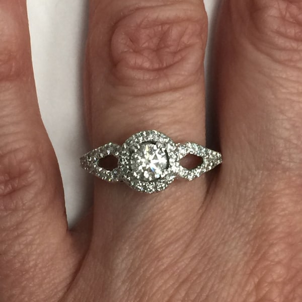 Diamond Encrusted Wedding Band - Etsy