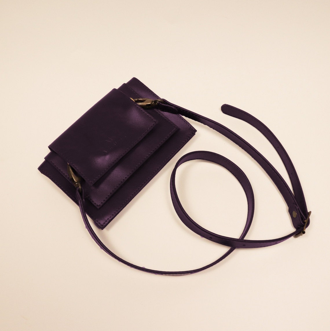 Small Crossbody Leather Bag Shoulder Bag Shoulder Wallet - Etsy