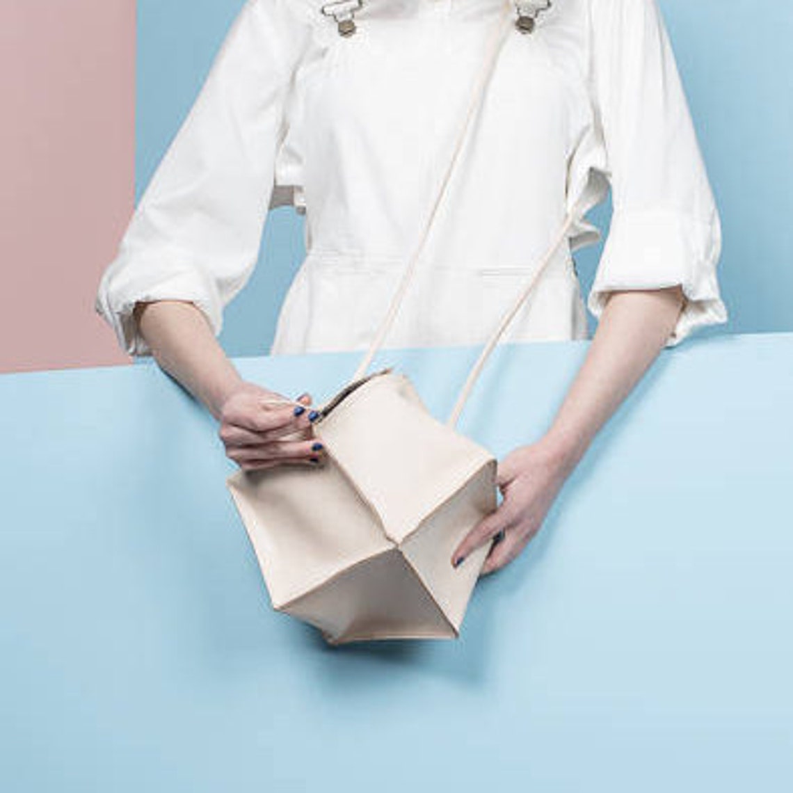 Small Messenger Bag Unique Messenger Bag Shoulder Bag City | Etsy