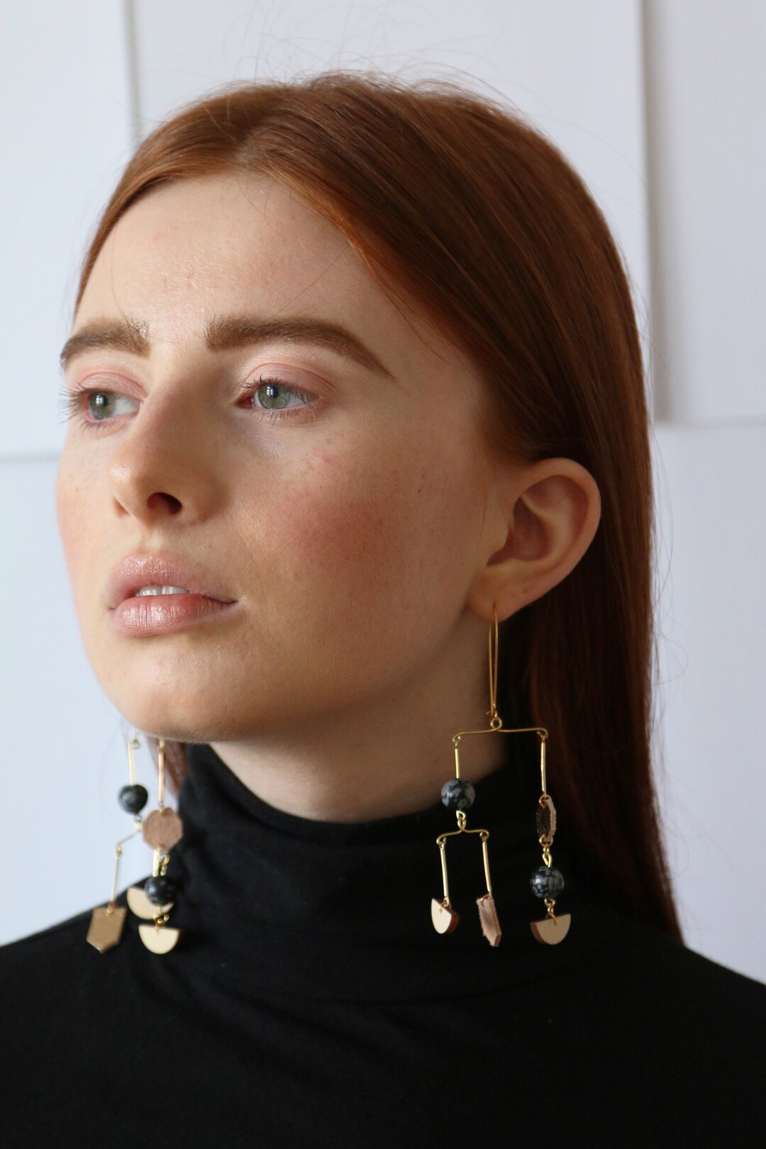 Mobile Earrings, Geometric Earrings, Drop Earrings, Abstract Earrings ...