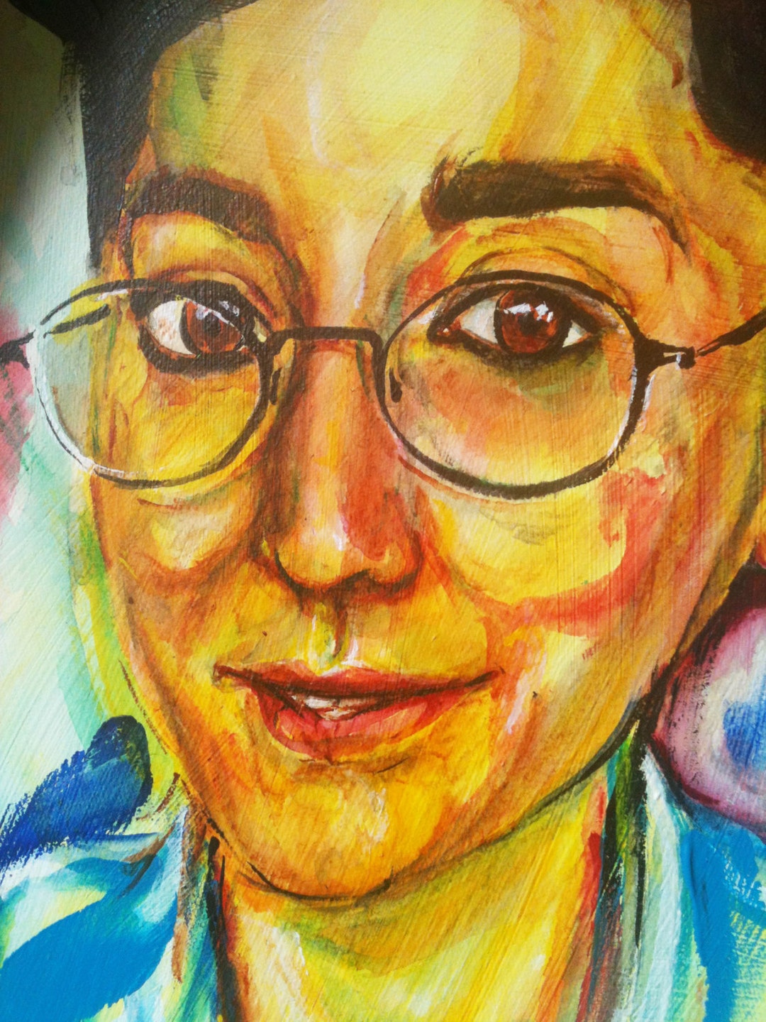 Custom Contemporary Portrait Painting - Etsy