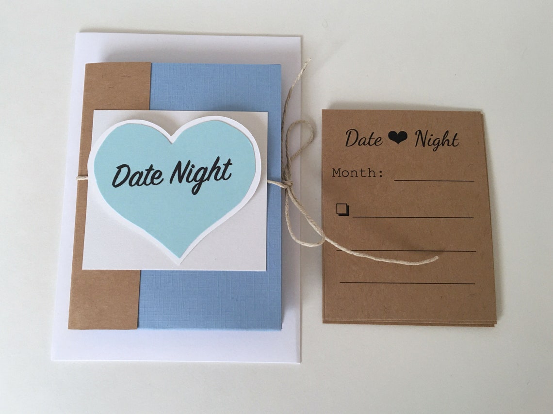 Date Night Book Pre Planned Date Night Book Gift Card Book - Etsy