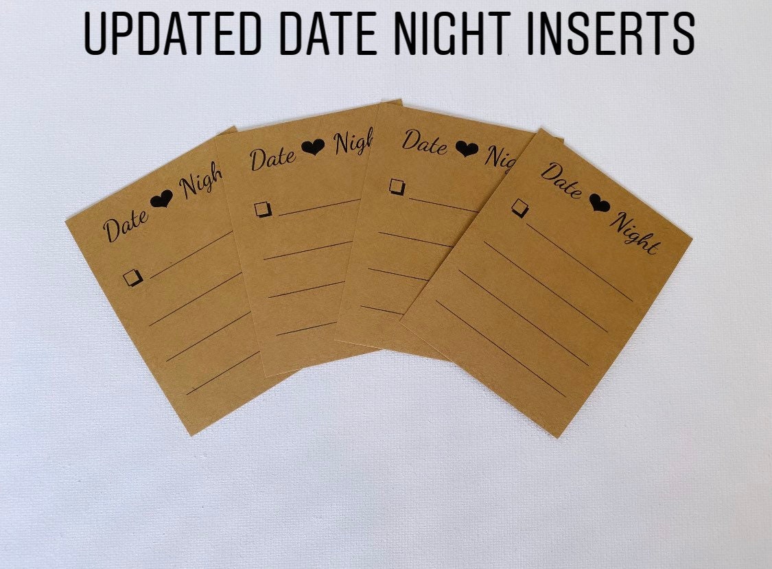 Date Night Book Pre Planned Date Night Book Gift Card Book - Etsy