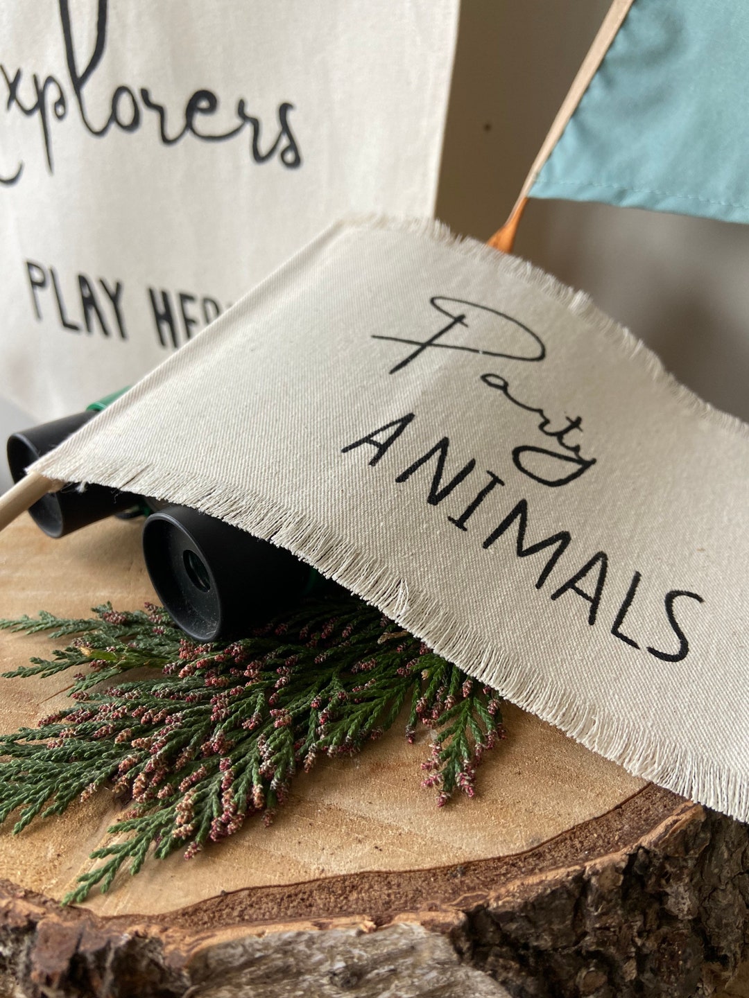 Party Animals Flag - Etsy