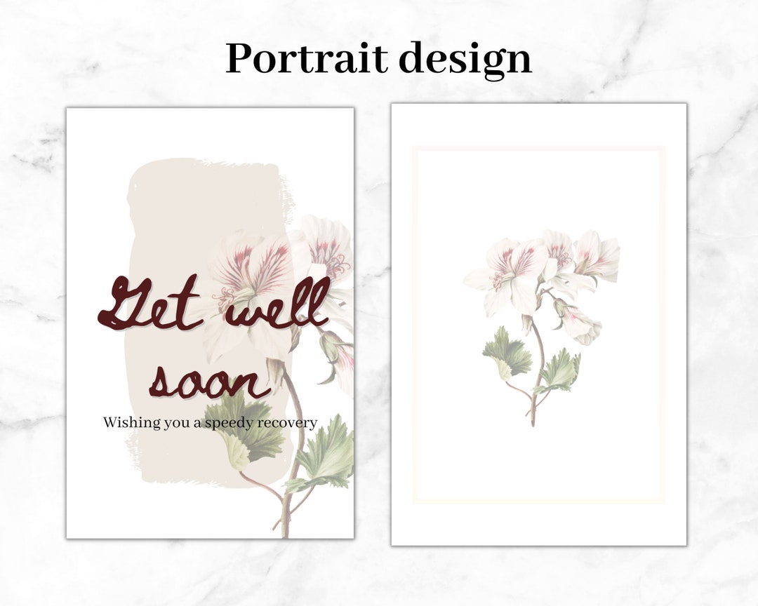 Printable Get Well Card Instant Download Feel Better Soon - Etsy Canada