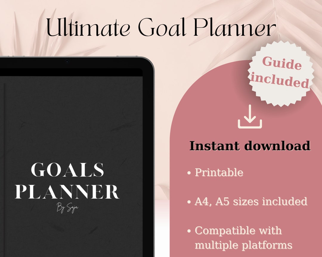 2024 Printable Guided Goal Planner - Daily, Weekly, Monthly ...