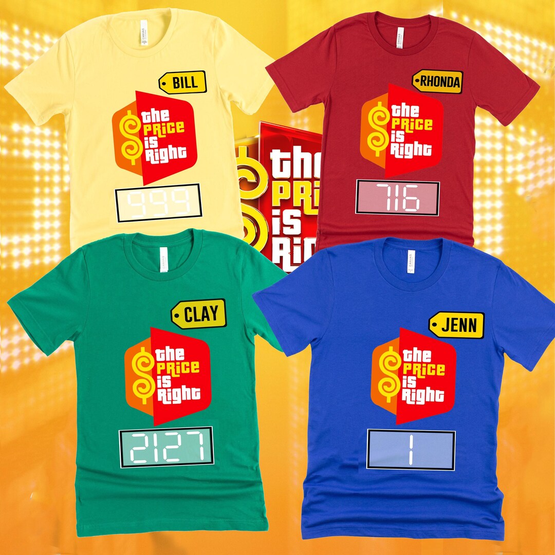 Personalized the Price is Right Shirt, Halloween Costume Shirts, Price ...