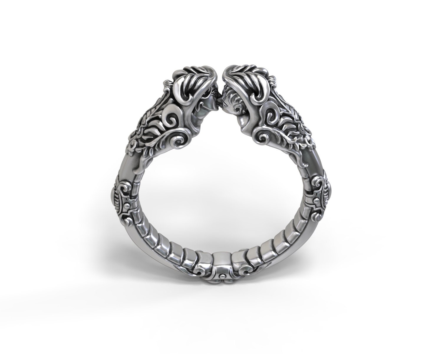Lovers Kiss Ring Romantic Ring With a Touch of Fantasy - Etsy