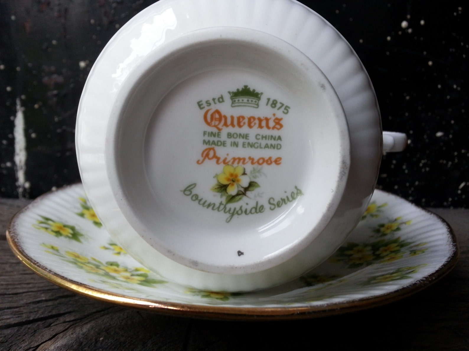 Vintage Queen's China "primrose" Part of the "bountyside Series" Footed ...