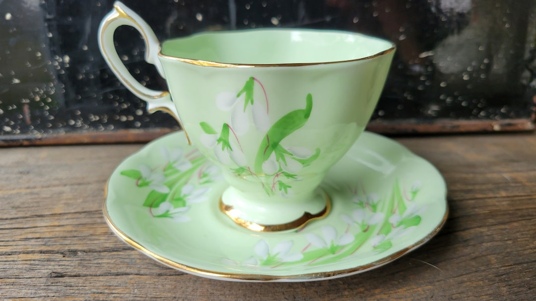Vintage Royal Albert "laurentian" Snowdrop Tea Cup From the 1940's - Etsy