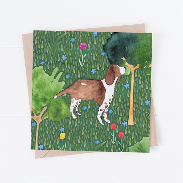 Springer Spaniel Birthday Card - Etsy