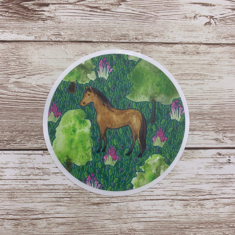 Mustang Horse Sticker - Etsy