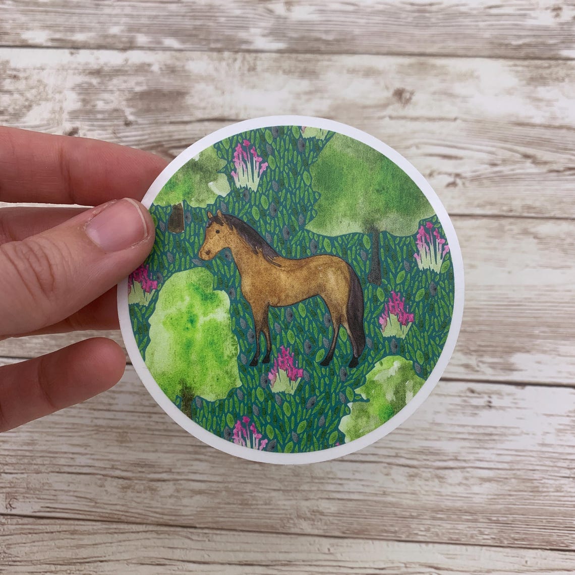 Mustang Horse Sticker - Etsy
