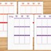 Erin Condren style printable weekly planner A5 size box week | Etsy