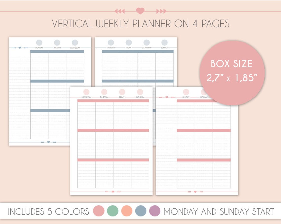 Big Happy Planner Essential Pack, Weekly Planner Monthly Planner ...