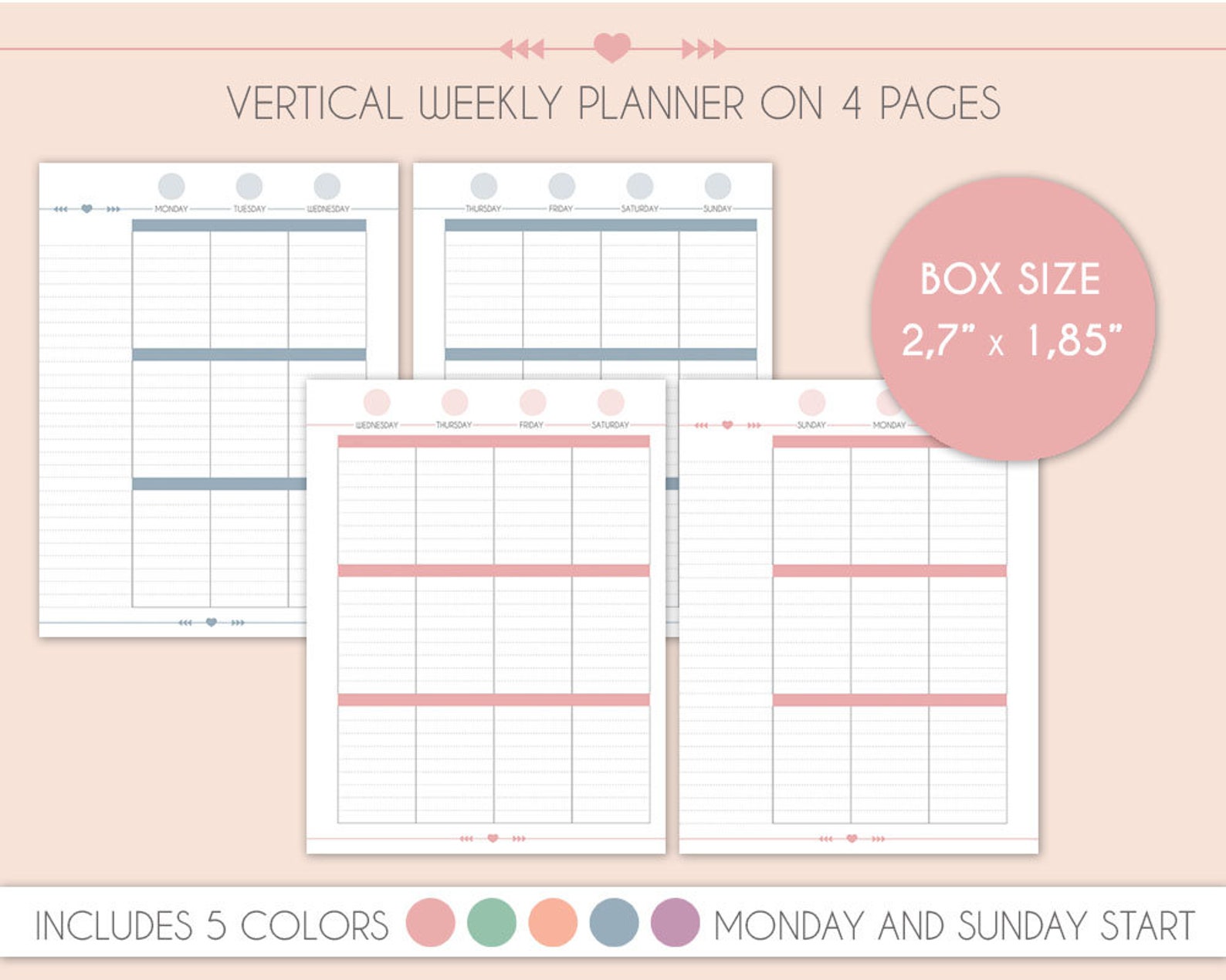 Big Happy Planner Essential Pack Weekly Planner Monthly - Etsy
