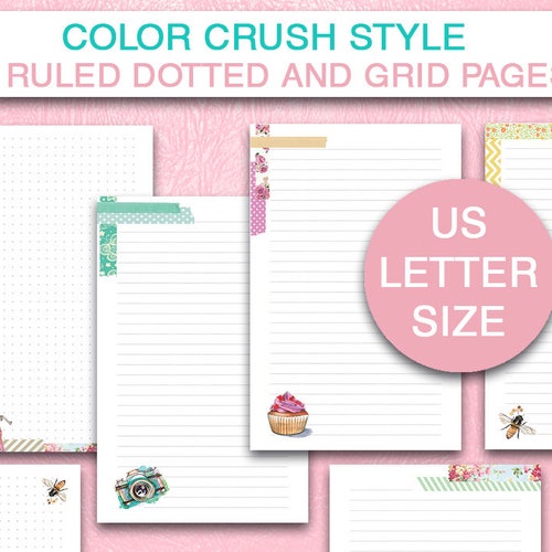 Big Happy Planner Letter Size Printable Unicorn Weekly Planner | Etsy
