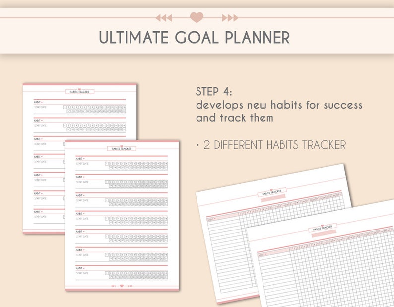 Goal Planner A5 Productivity Planner Success Planner Project - Etsy