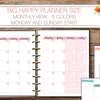 Letter Size Big Happy Planner Printable Weekly and Monthly Planner ...