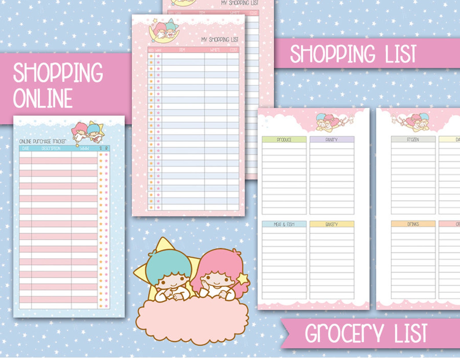 Printable Kakebo Personal Size Inserts Budget Planner Kawaii - Etsy