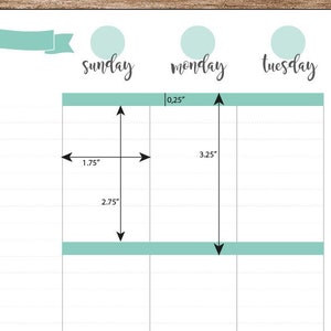 Letter Size Big Happy Planner Printable Weekly and Monthly Planner ...