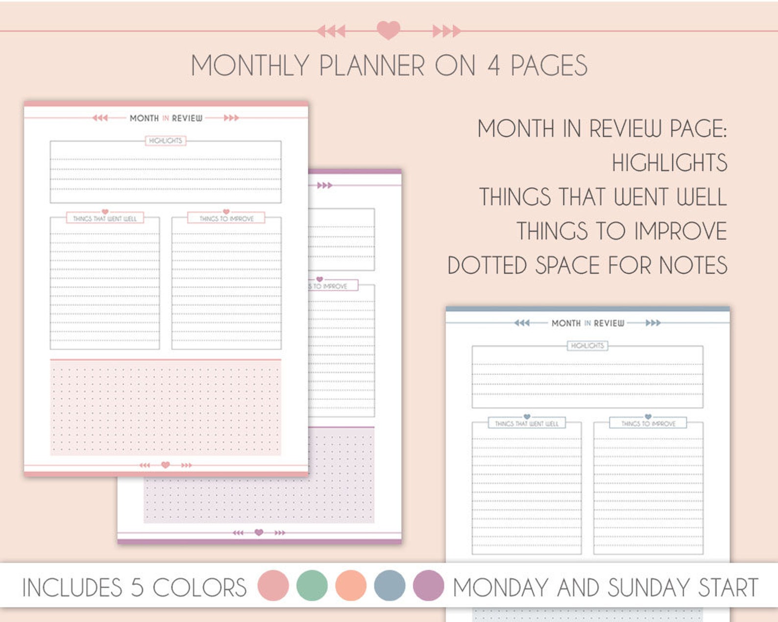 Big Happy Planner Essential Pack, Weekly Planner Monthly Planner ...