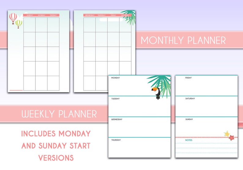 Micro Happy Planner Printable Inserts Micro Notes Bundle Happy | Etsy