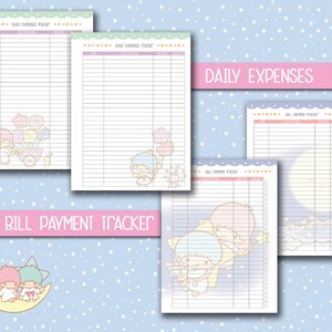 Big Happy Planner Budget Planner, Kakebo Kawaii Inserts, Letter Size ...