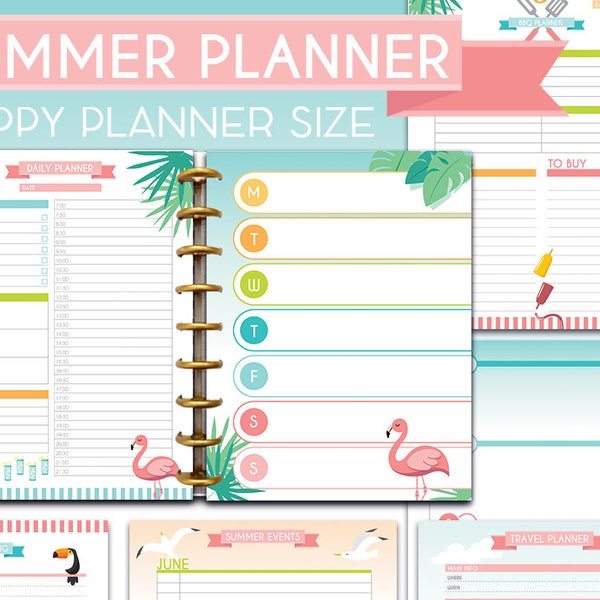 Flamingo Planner - Etsy